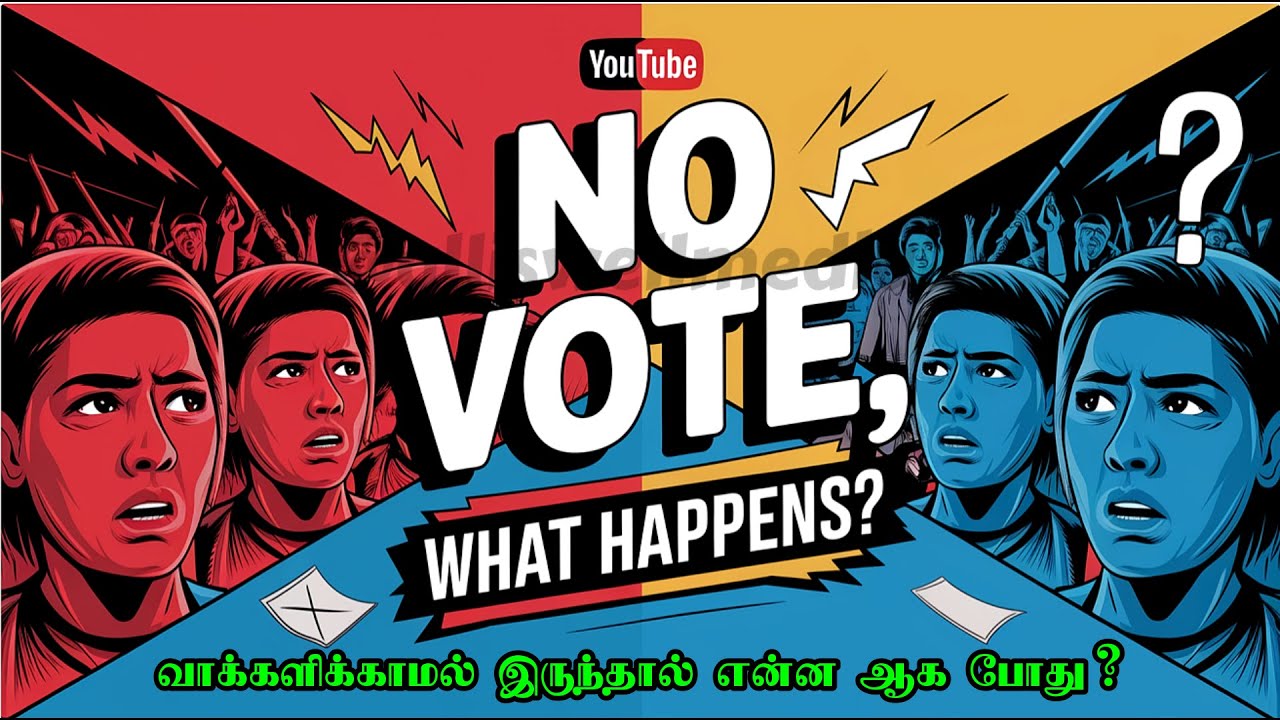 "NO VOTE" ஆபத்தை உணராத வாக்காளர்கள்? The Dangers of Not Voting: Impact on Your Future - "VOTE ...