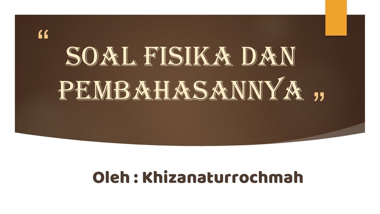 Soal Fisika tentang Fluida Dinamis (Debit Air) dan Pembahasannya - YouTube