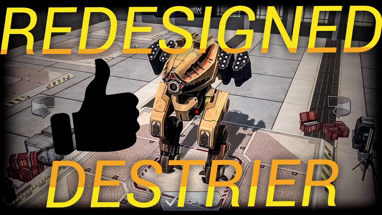 REDESIGNED DESTRIER - WAR ROBOTS [WR] - HD - YouTube