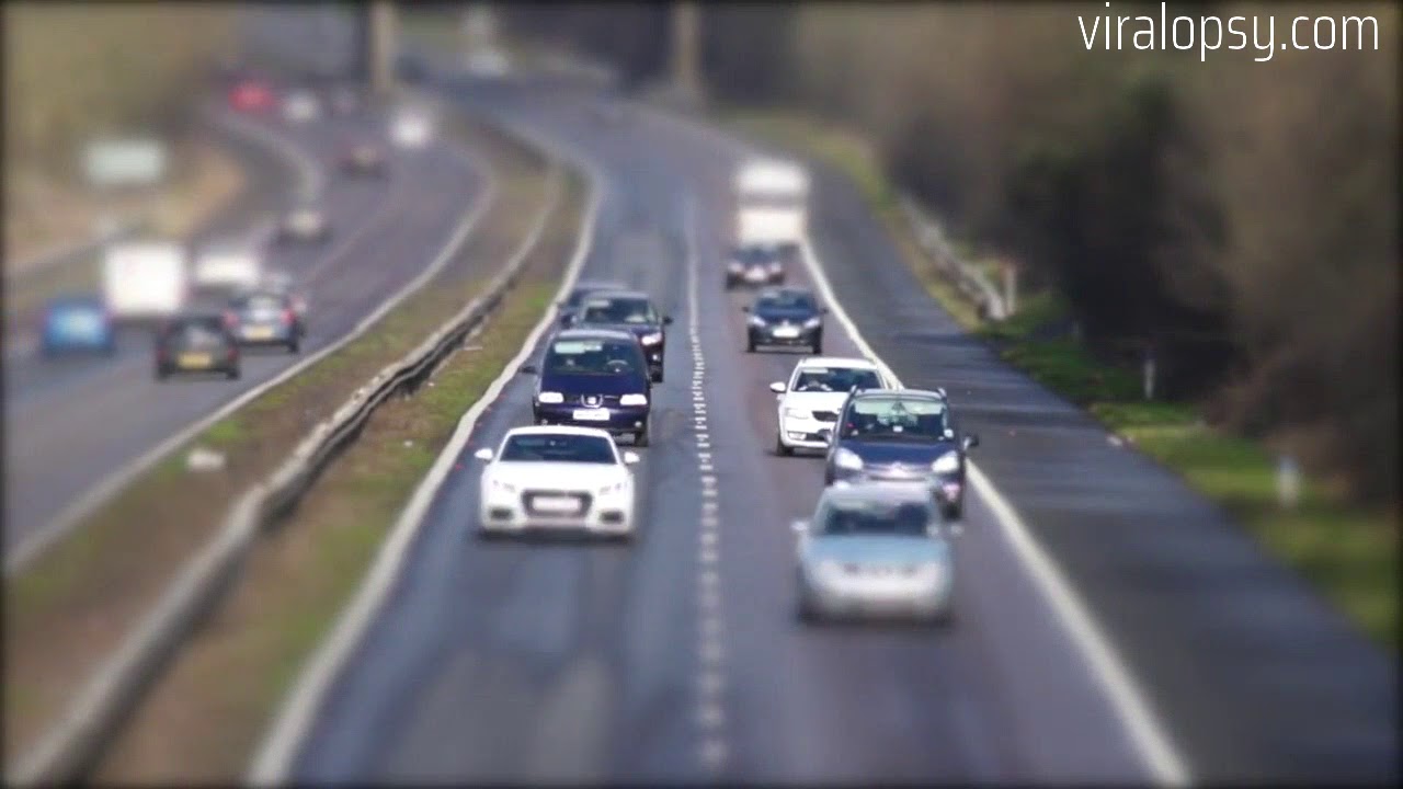 TILT SHIFT Cars on Highway - YouTube