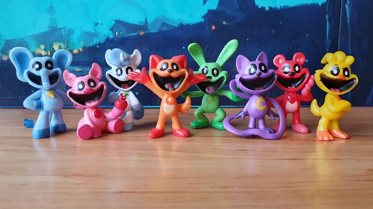 Smiling Critters Mini Figures Poppy's Playtime Chapter 3 Unofficial Toy ...