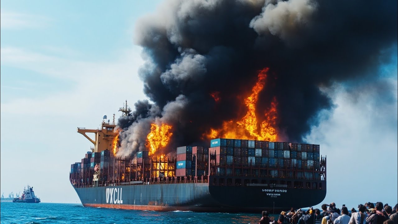 Today, 2 US cargo ships carrying 900 tons of explosives were destroyed ...
