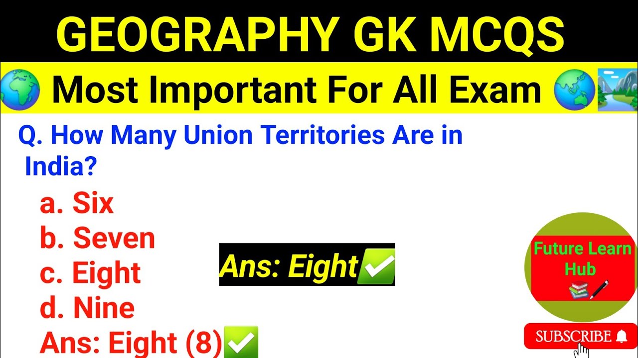 Geography GK | Geography Quiz MCQ Questions General Knowledge ...