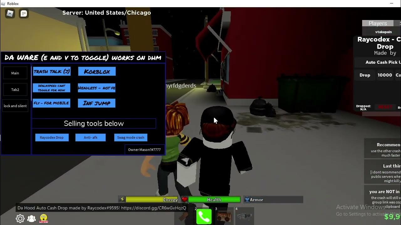 Da hood MODDED (script) PASTEBIN - YouTube