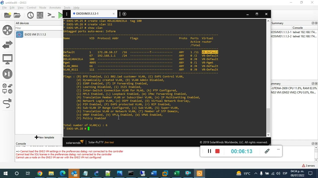 VLANS e Interface en Switch Extreme Networks - YouTube