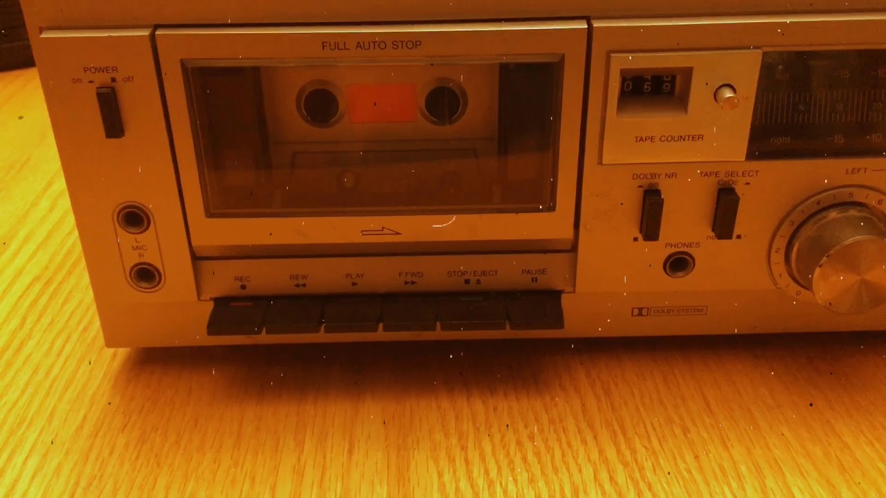 Vintage Sanyo Stereo Cassette Deck RD 5008 - YouTube