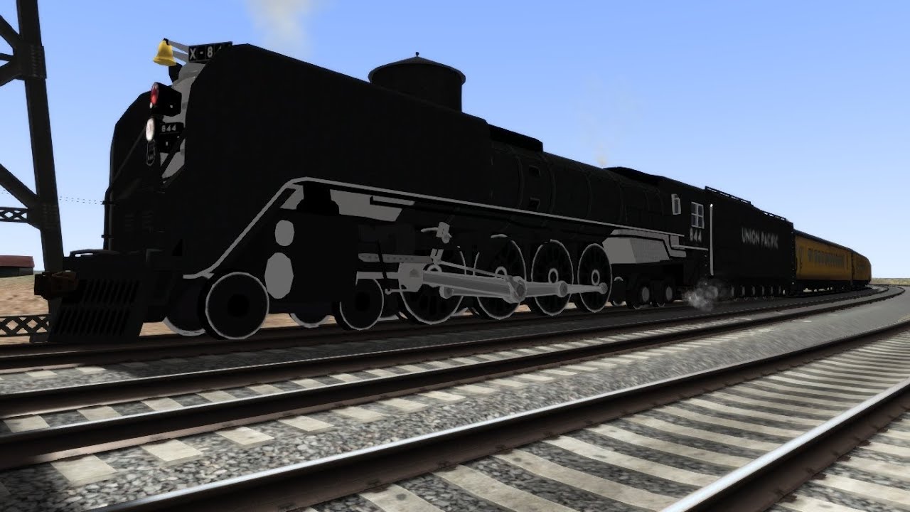 Train Simulator 2014 HD EXCLUSIVE: MSTS Union Pacific 844 Excursion ...