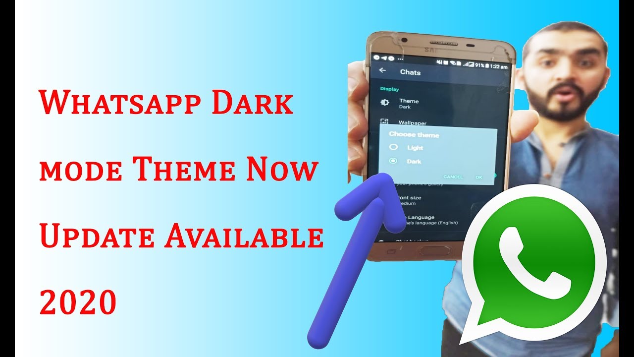 Whatsapp Dark Mode Theme Finally Update 2020 - YouTube