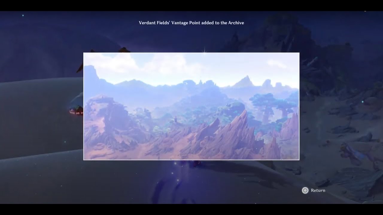 Verdant Fields' Vantage Point Viewpoint location Sumeru Genshin Impact ...