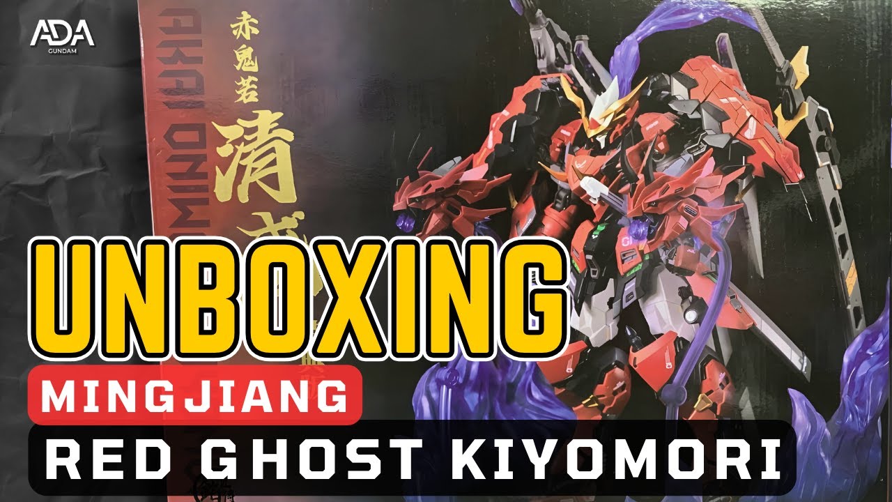 Unboxing Model Kit Mingjiang Red Ghost Kiyomori #modelkit #redghost #unboxing - YouTube
