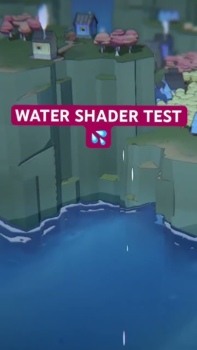 Our stylized water shader is almost done ! #gamedev #indiegames - YouTube