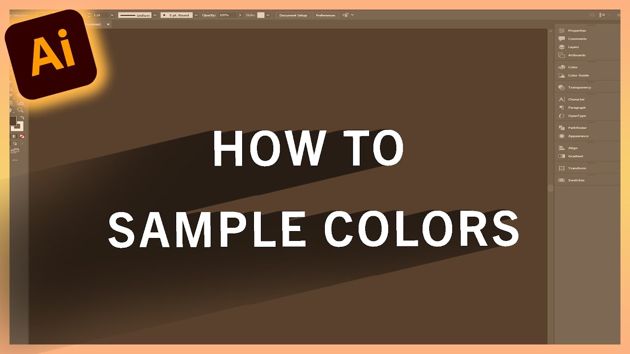 How To Sample Colors From Any Image 2 Ways Adobe Illustrator YouTube how-to-sample-colors-from-any-image-2-ways-adobe-illustrator-youtube