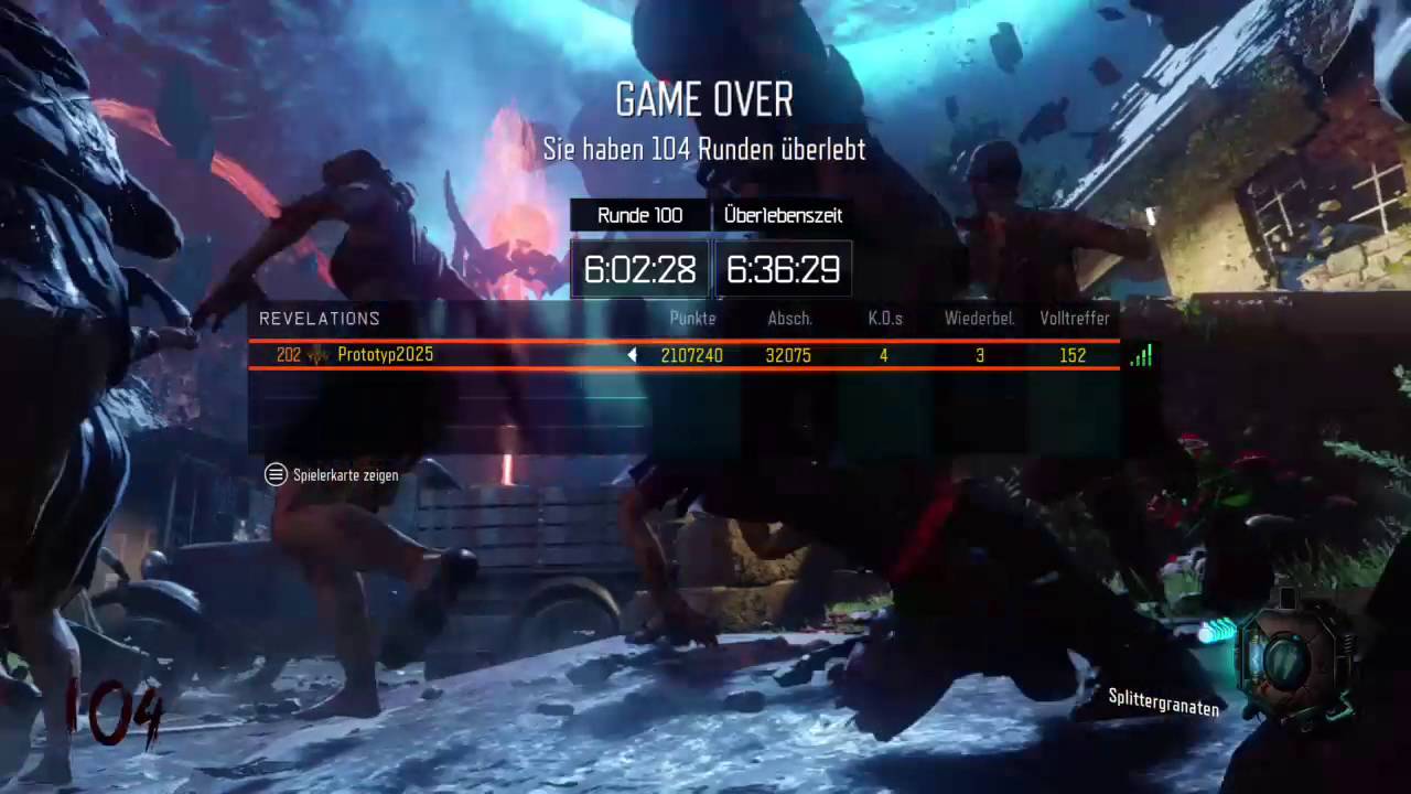 BO3: Revelation Round 104 Dead... - YouTube