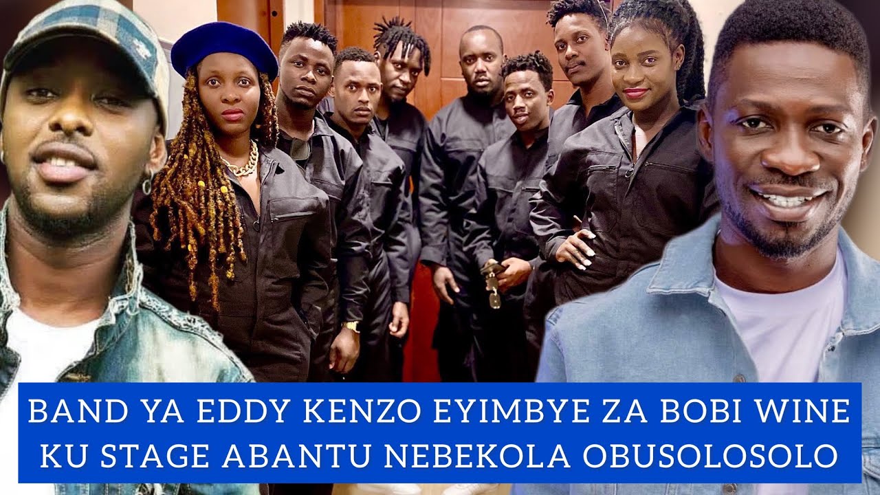 Band Ya Eddy Kenzo Eyimbye Enyimba Za Bobi Wine Ku Stage Abantu ...