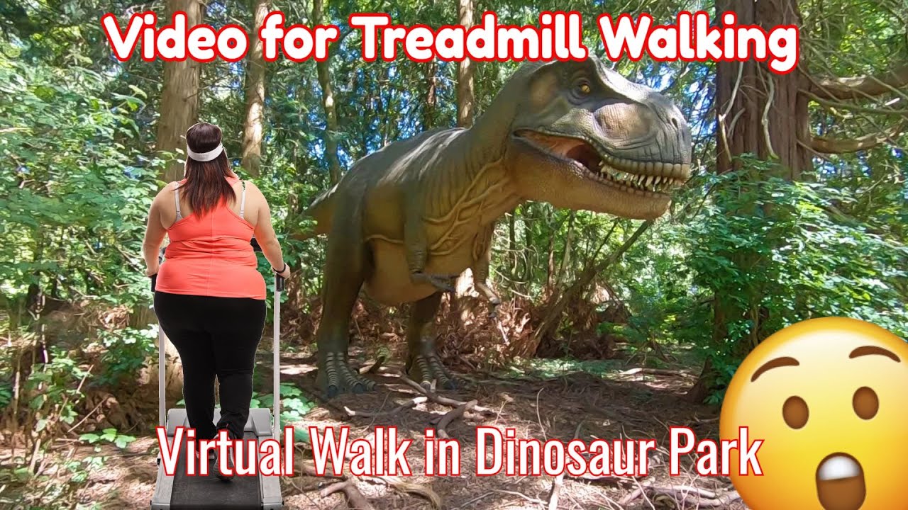 Virtual Walking Video For Treadmill 👉The Dinosaur Forest Knuthenborg ...