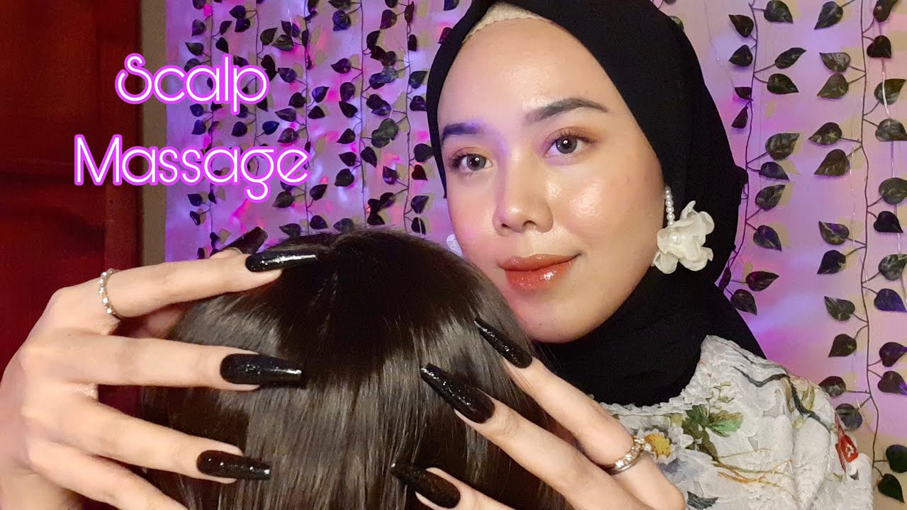 Asmr Scalp Massage And Hair Brushing Scalp Scratching Hair Play 💆🏼♂️💜