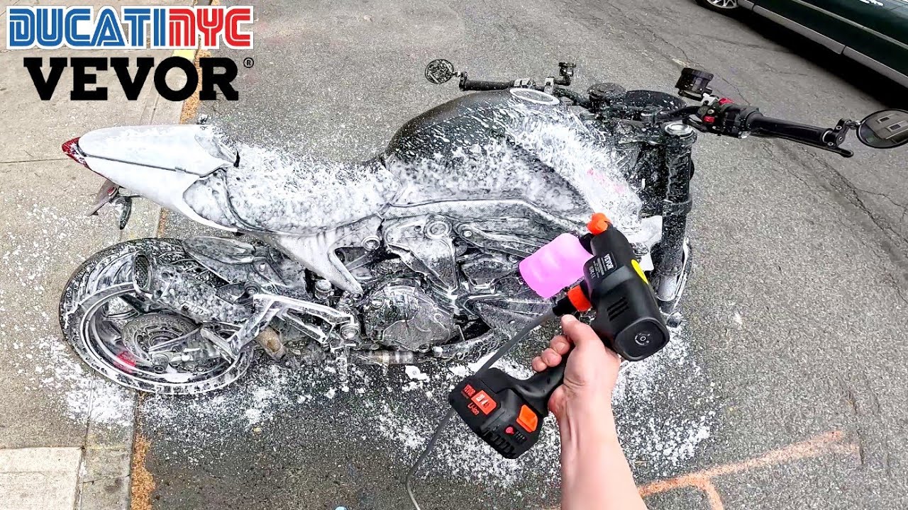 Vevor Power Washer | Perfect Portable Washer for your Motorcycle | MOTO ...
