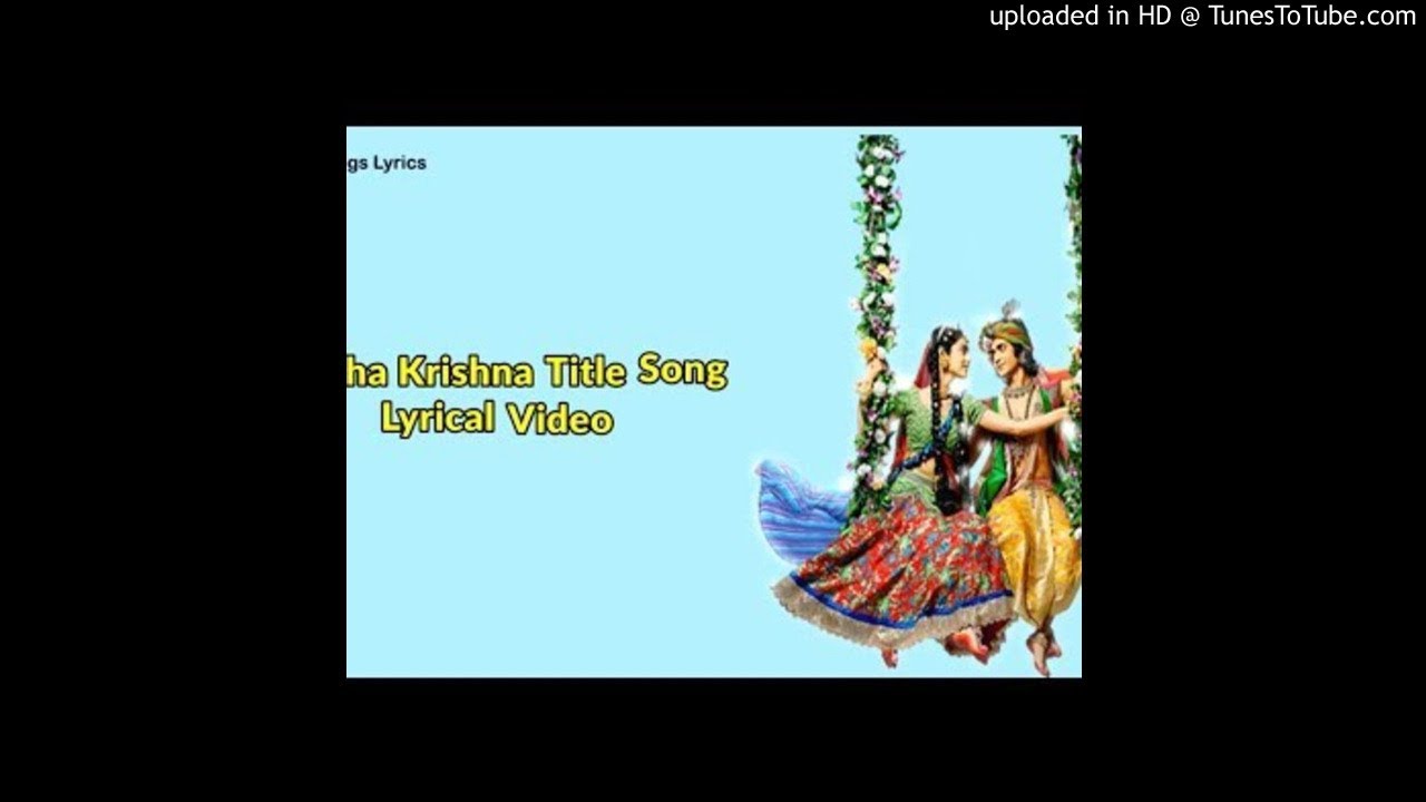 Radha Krishna Title Song _ Lyrical Video _ Star Bharat - YouTube