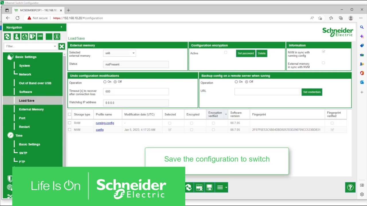 How to Configurate MCSESM DRS Switch | Schneider Electric Support - YouTube