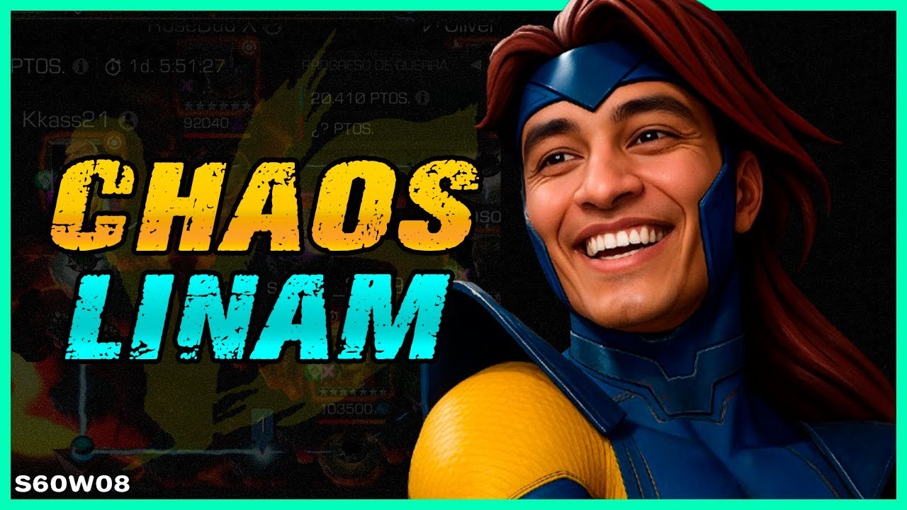 S60W08: CHAOS VS LINAM | MÁS PERFECTO NO PUDO SER! | MCOC - YouTube