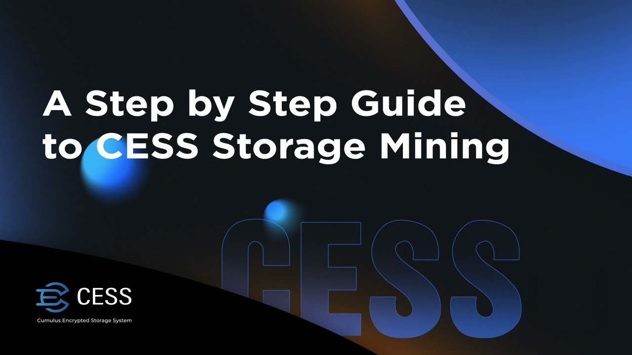 CESS Storage Mining - Step by step tutorial - YouTube