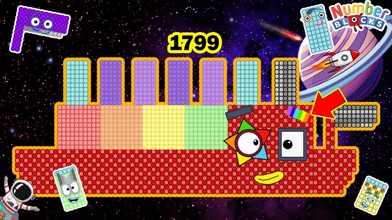 NUMBERBLOCKS PUZZLE Tetris Game 1799 ASMR Fanmade Animation ...