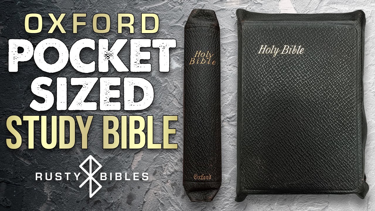 Is This The Smallest Study Bible Ever Made? Quite Possibly! Oxford KJV ...