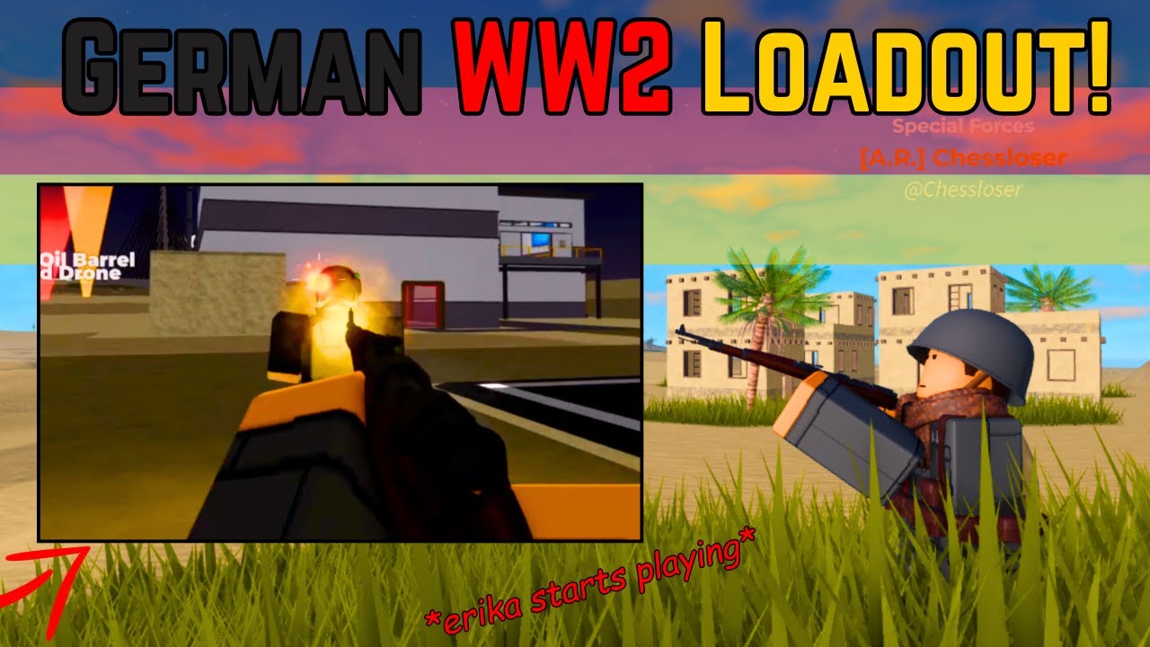 German WW2 Loadout! 🇩🇪 *erika starts playing* - War Tycoon - YouTube