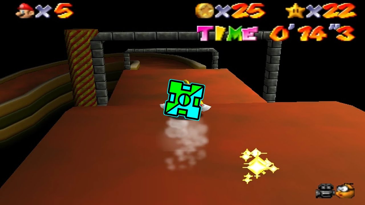 Super Mario 64 Slider Speedrun (1:29) - YouTube