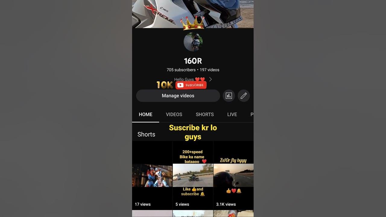 zaroor hoga ek din pura ️ #160R #youtubeshorts #trending - YouTube
