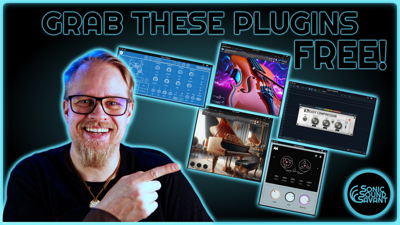 FIVE nice free plugins to grab! No talking! - YouTube