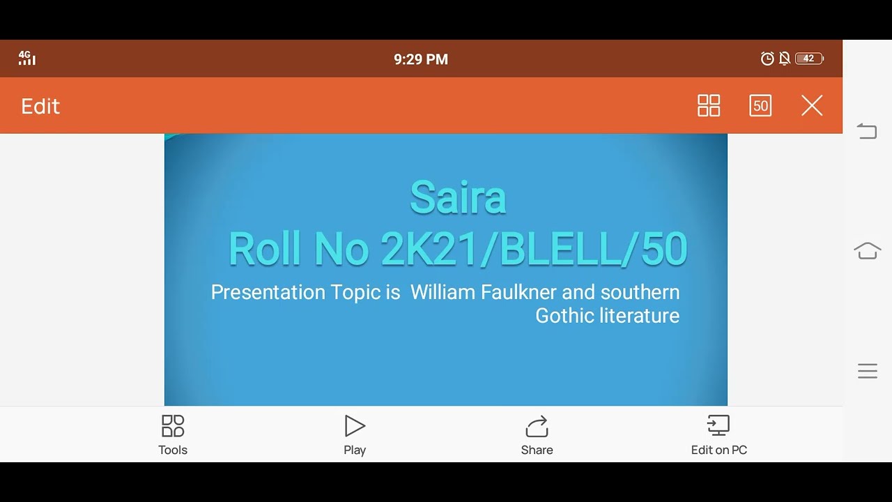 William Faulkner & the Southern Gothic Literature | History of English ...