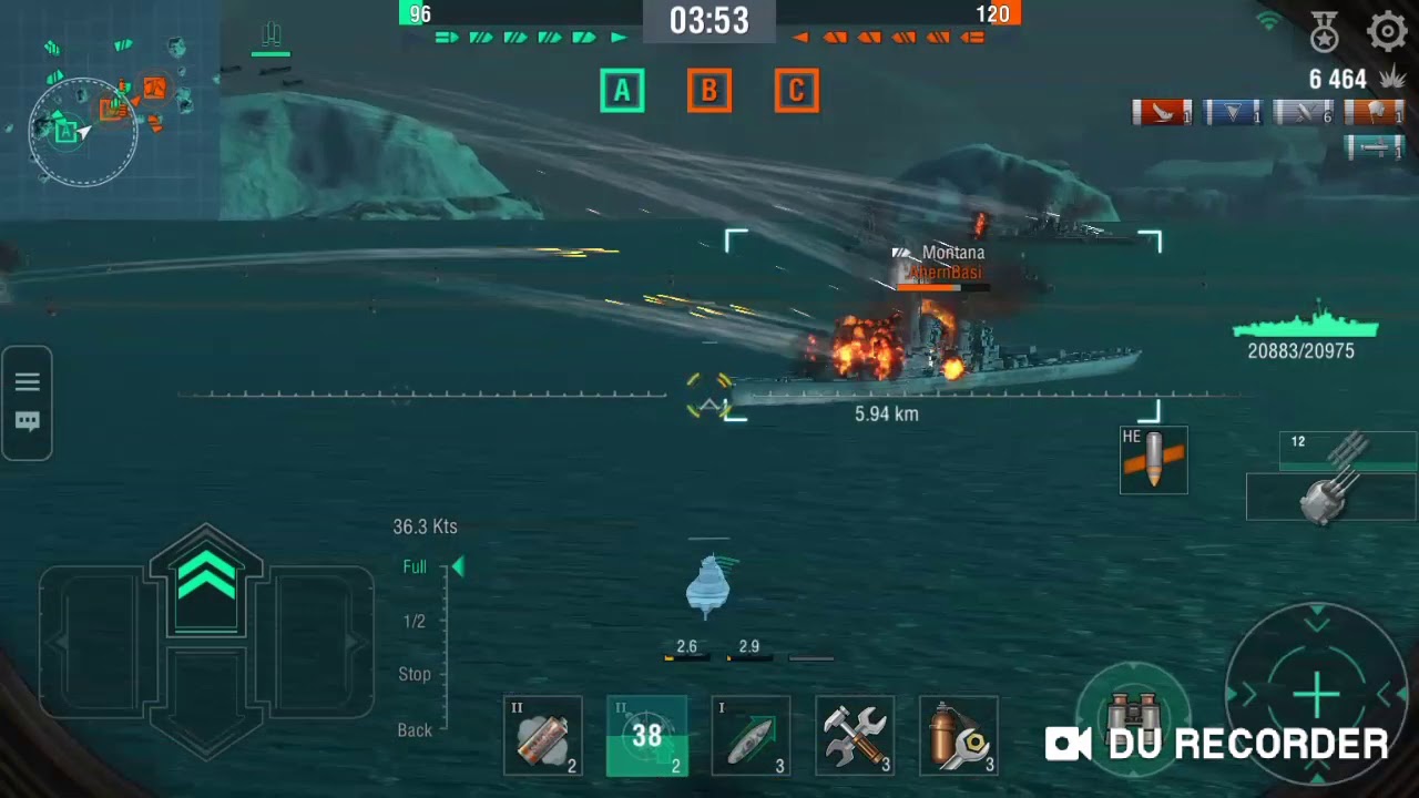 WoW Blitz: U.S.S. Gearing Battle - YouTube