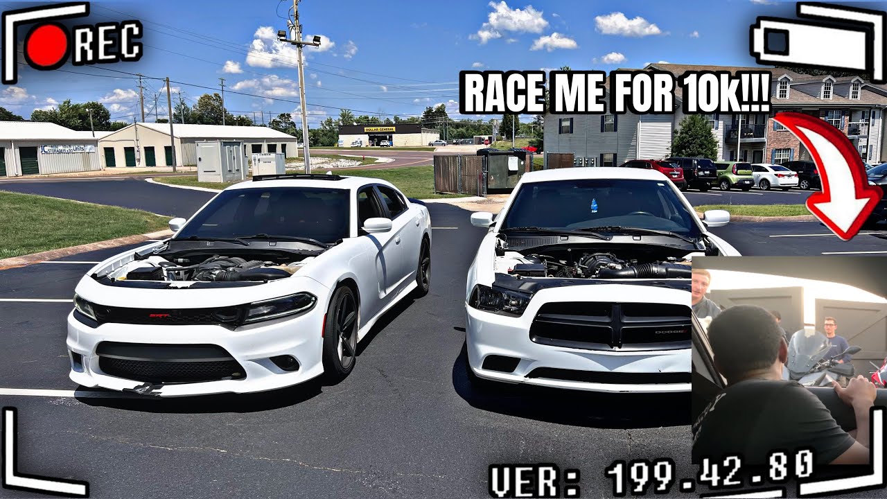 taking my hoodless SRT SWAP to car meet (EVERYBODY WAS TRYING RACE🏎️💨 ...
