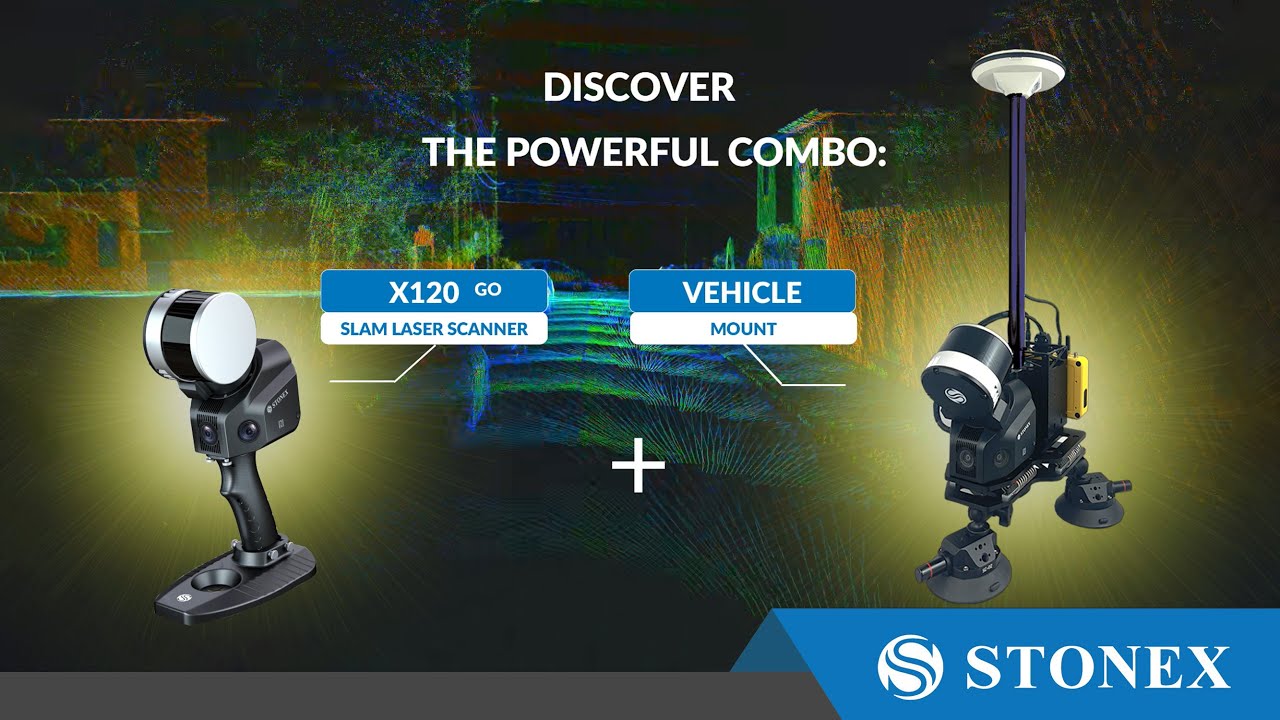 X120GO SLAM Laser Scanner + Vehicle mount Accessory - YouTube