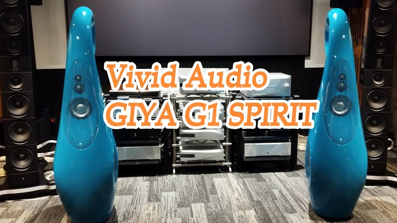 Vivid Audio GIYA G1 SPIRIT Loudspeaker, Miami Blue Gloss by VIVID AUDIO ...