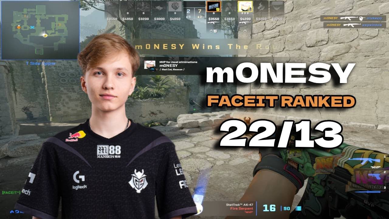 m0NESY (22/13) w/ b1t FACEIT Ranked (Ancient) Mar 13, 2024 | CS2 POV ...