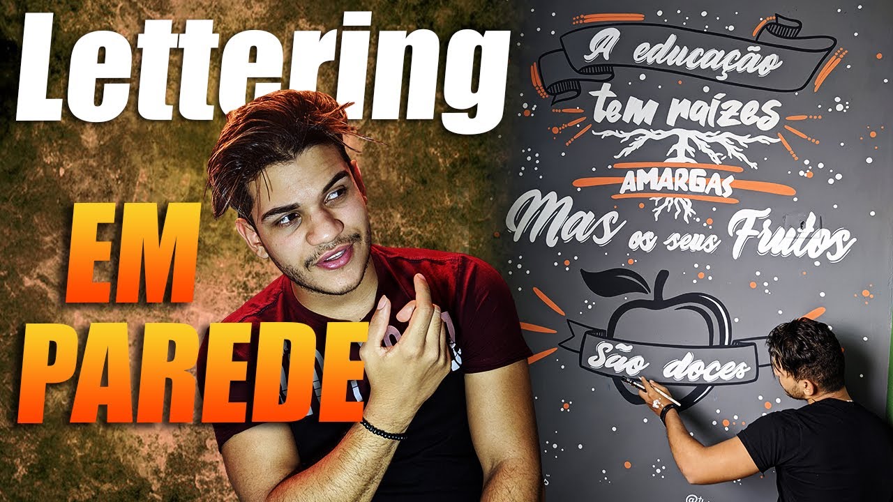Lettering em parede : PROCESSO COMPLETO || THIAGO ARTISTA - YouTube