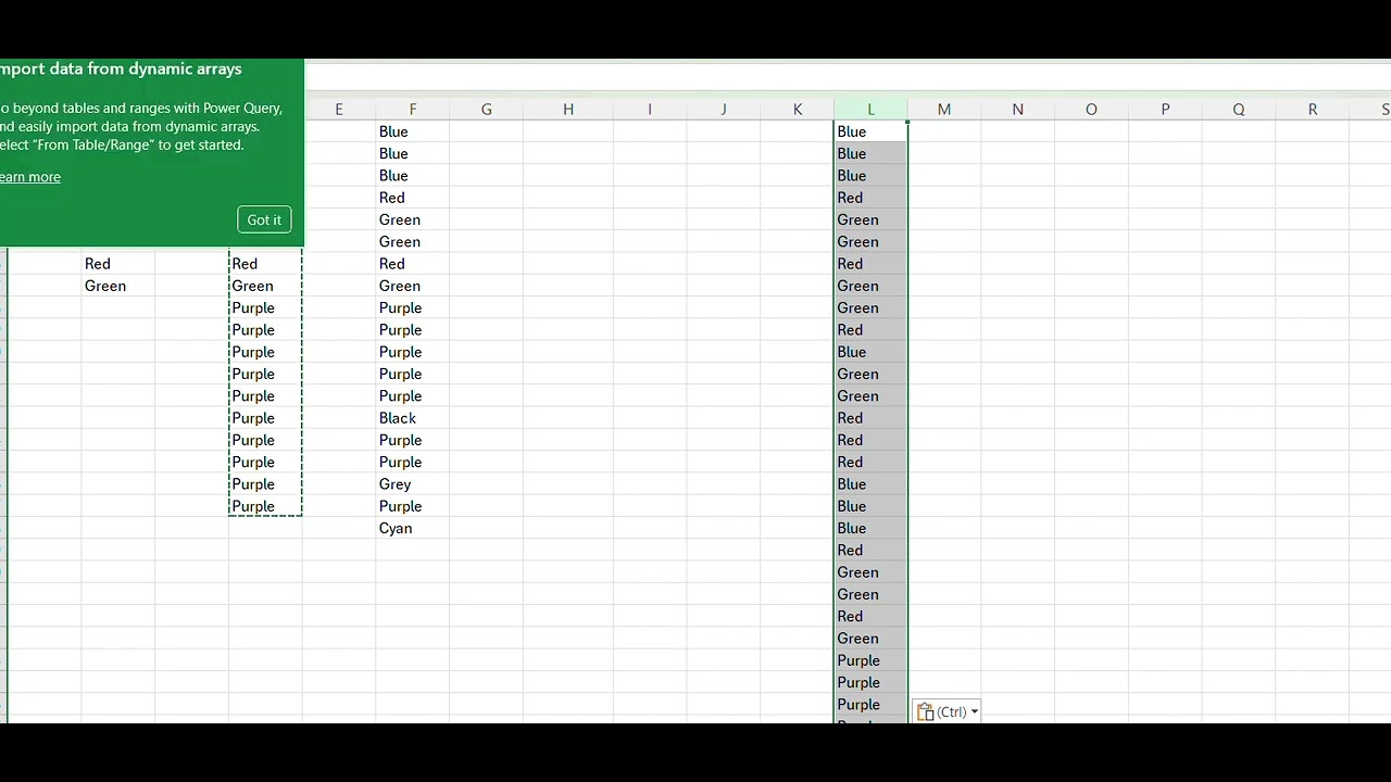 How to turn multiple columns into a unique set of column headers - YouTube
