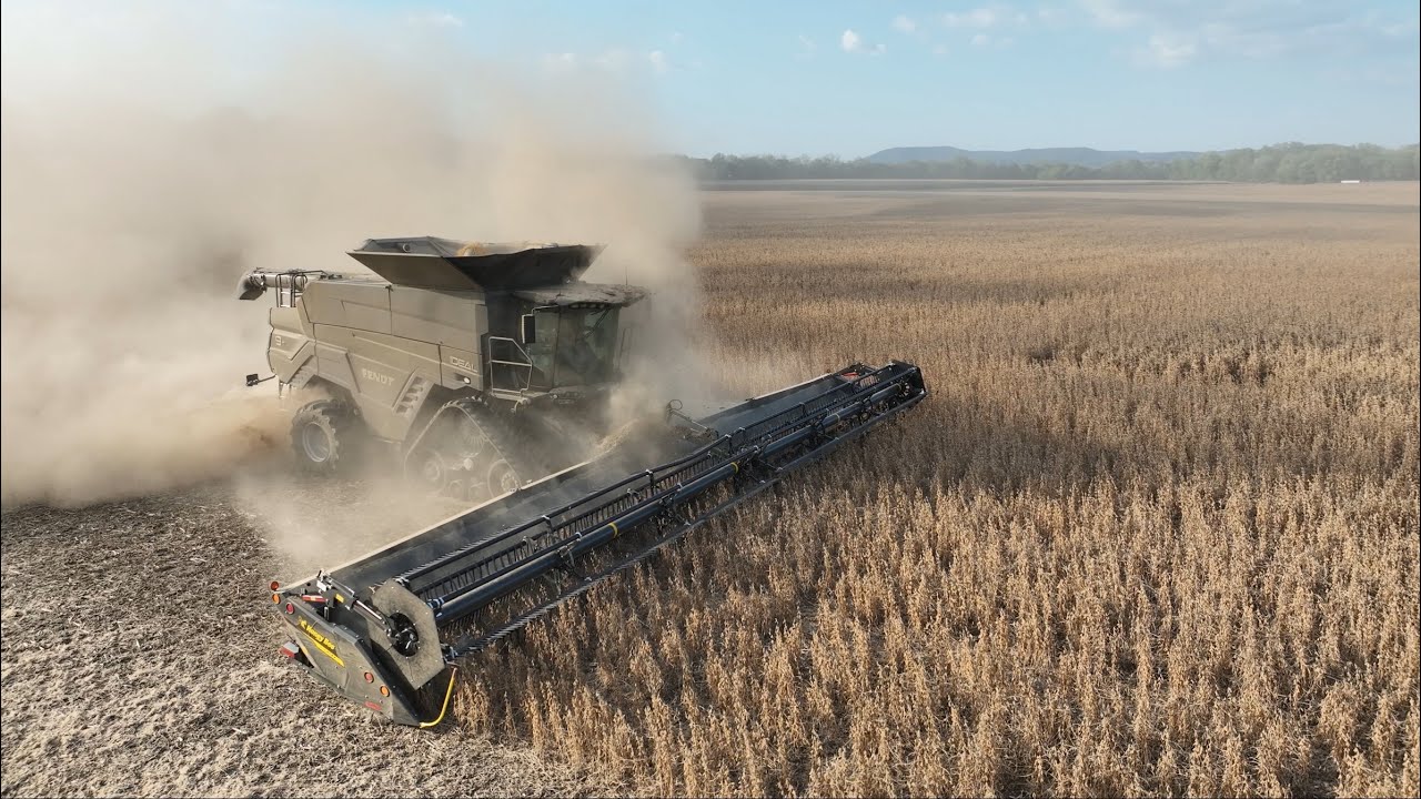 Combine Down just not mine | Harvest Day 6 | Brian's Farming Videos ...