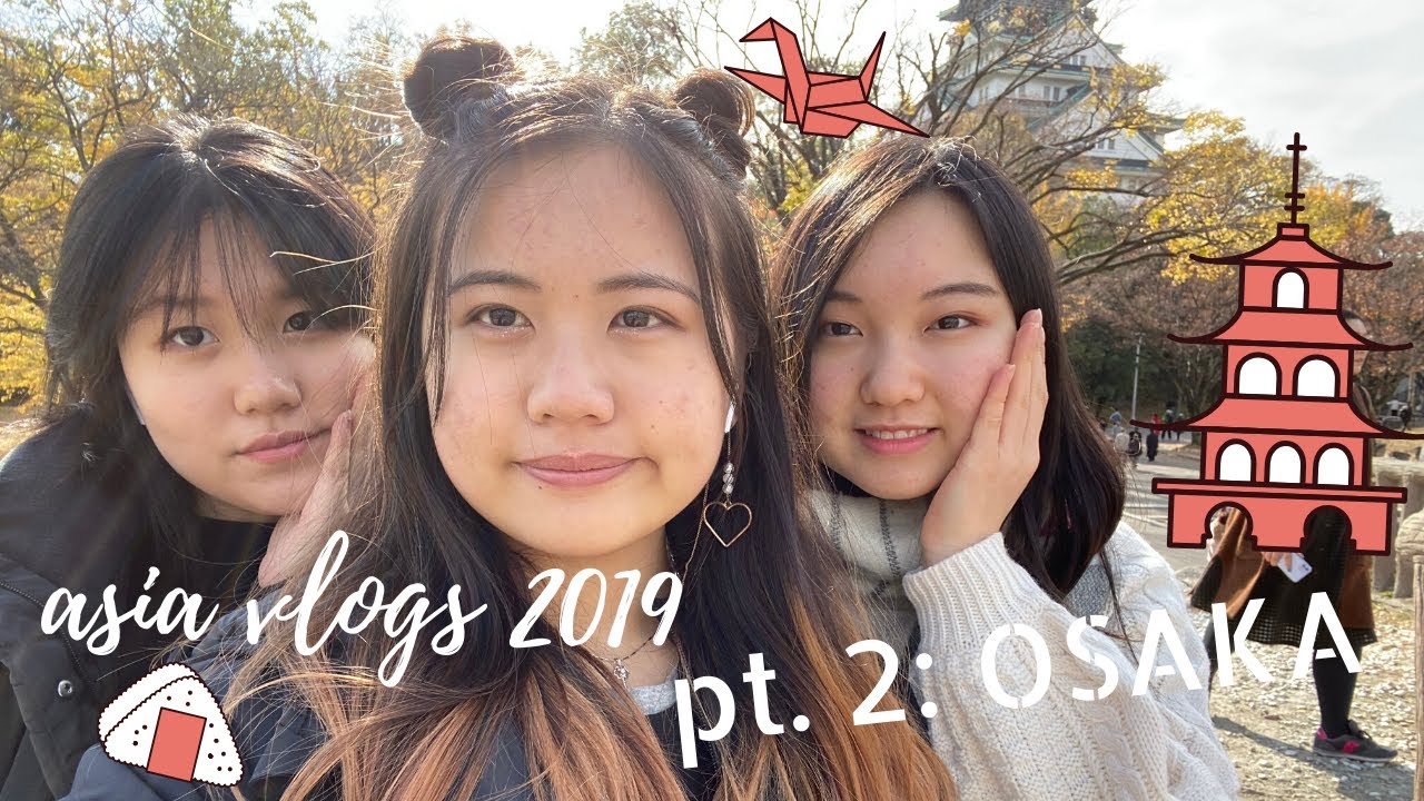 asia vlogs 2019 pt. 2: OSAKA (29/11-6/12) - YouTube