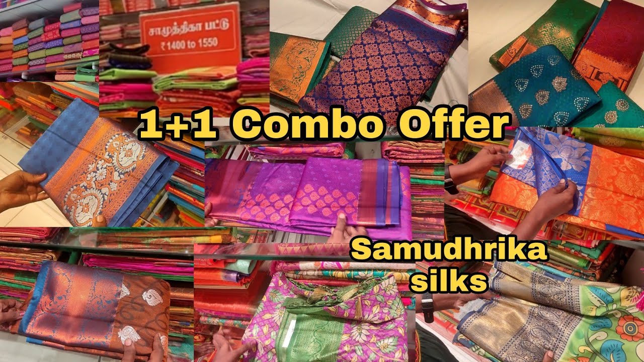 Padi Legend 1+1 Combo Saree/Diwali Copper Silk Saree Collection ...