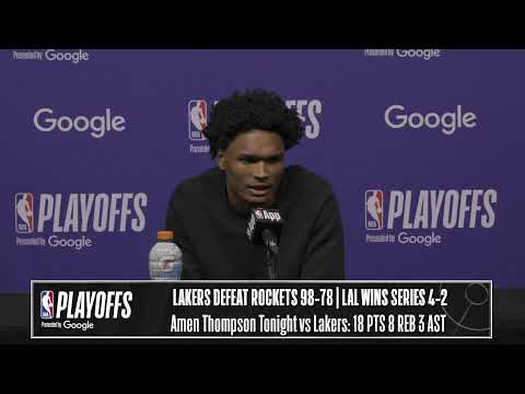 Los Angeles Lakers vs. Houston Rockets | Game 6 Postgame Media Availability