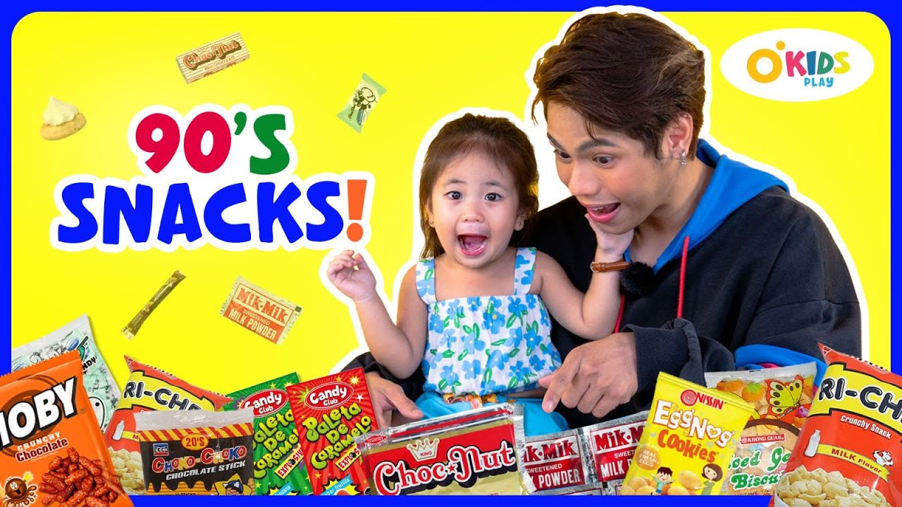 Baby Denise & Uncle JokJok Tries 90s Snacks - YouTube