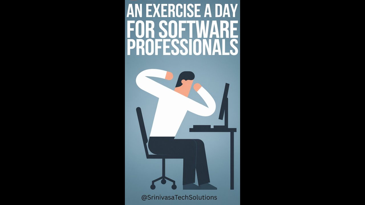 Stay Fit : Exercise of the Day | Exercise for software engineers | Desk ...