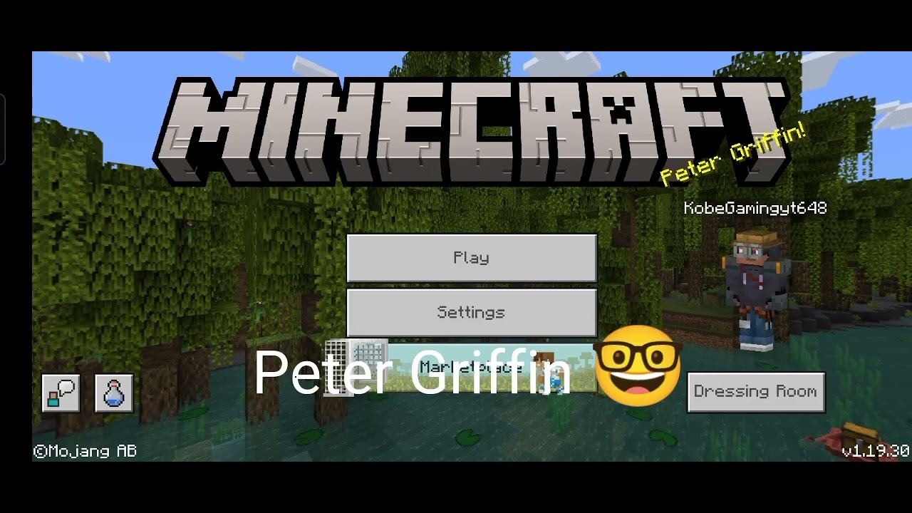 Peter Griffin in Minecraft Splash Text!! - YouTube
