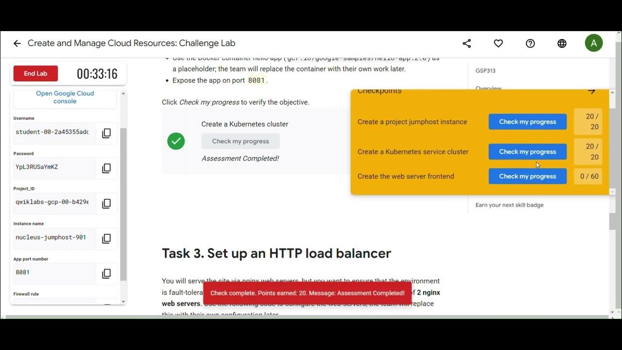 Create and Manage Cloud Resources - CHALLENGE LAB SOLUTION | Google Cloud Study Jam Campaign ...