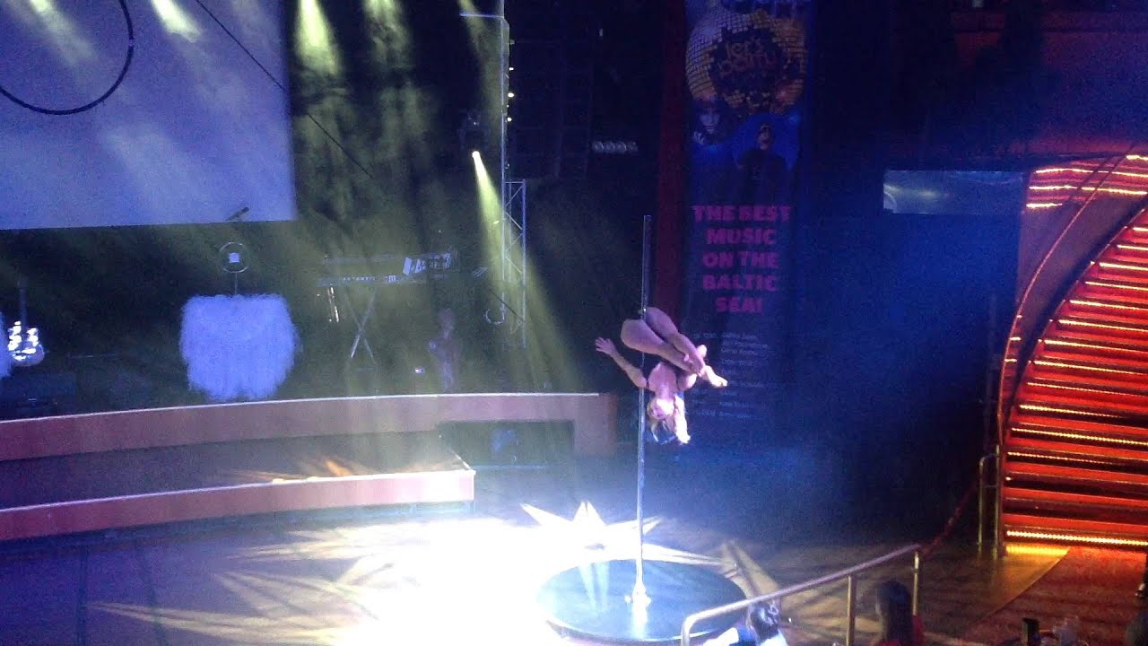 Natali/pole dance show" young and beautiful" - YouTube