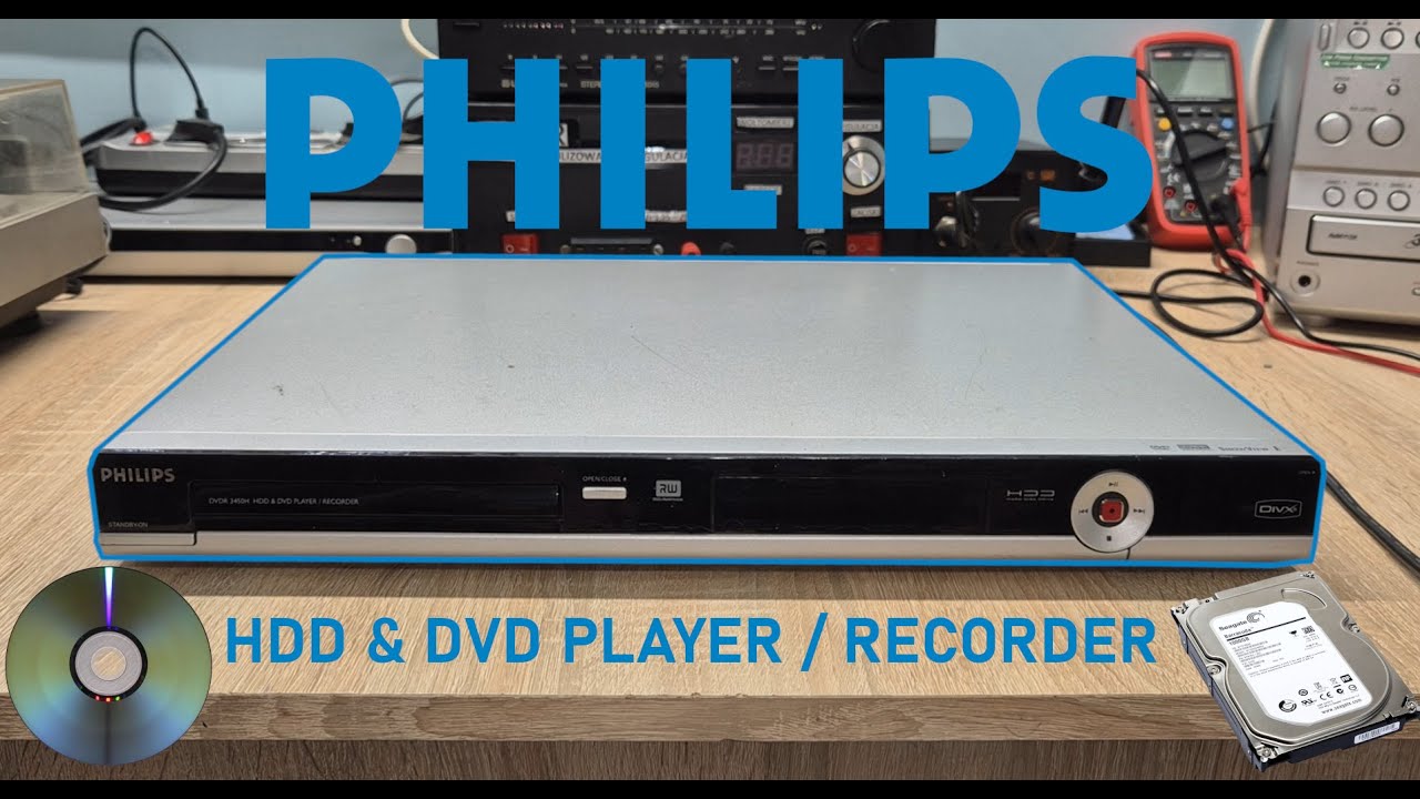 Nagrywarka Combo Philips HDD & DVD Recorder DVDR3450H - dysk twardy i ...
