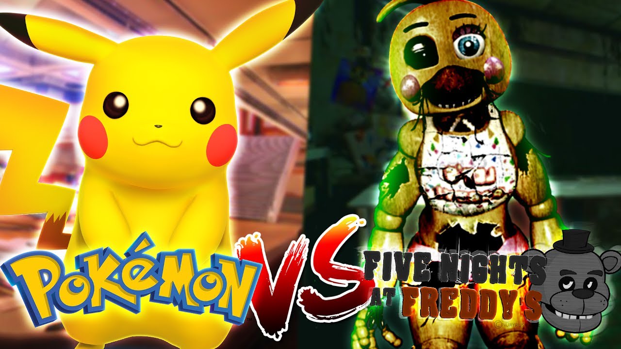 PIKACHU & ASH KETCHUM BATTLE FNAF CHICA'S TO DEATH - Minecraft modded ...
